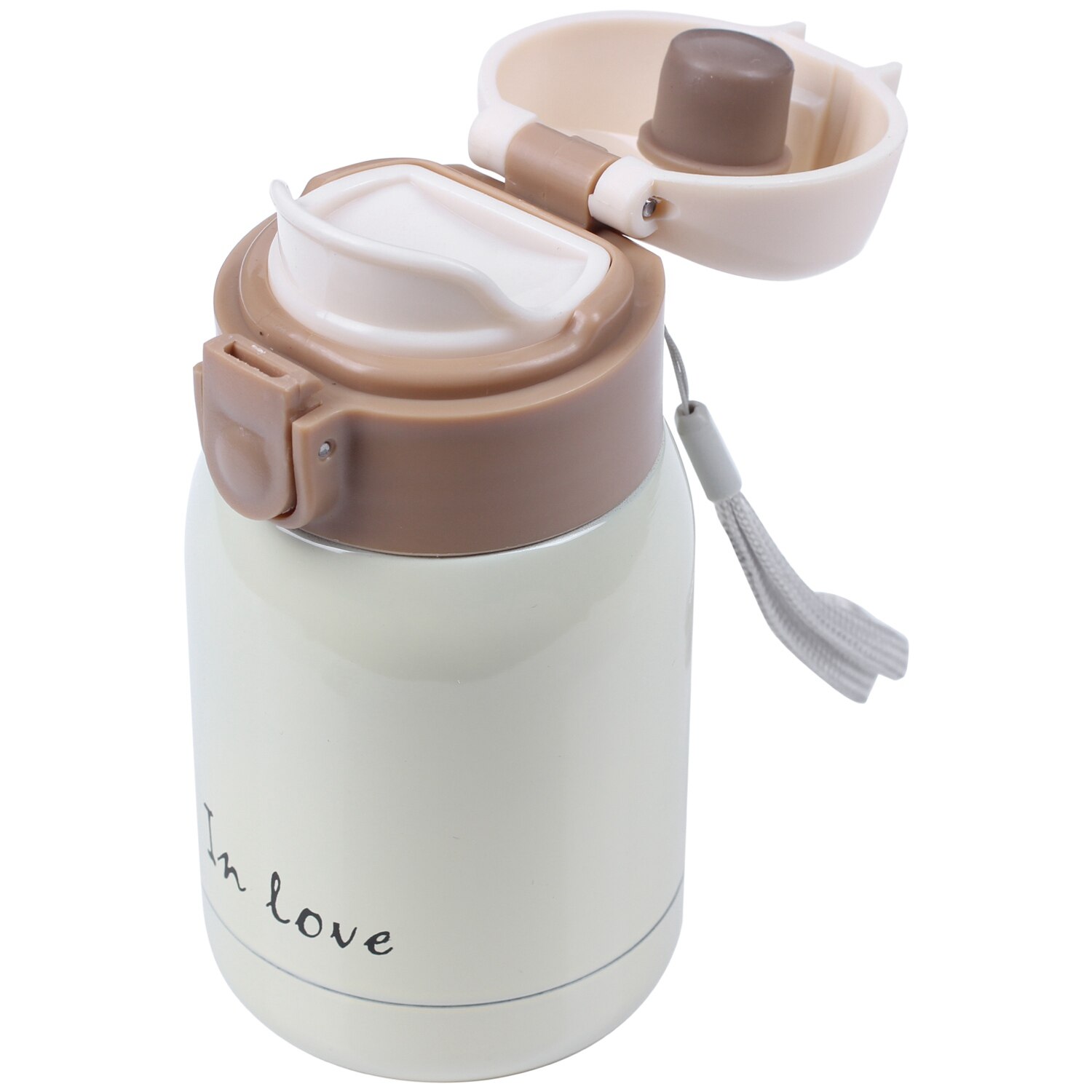 Termos inox 360 ml, crem - eMAG.ro