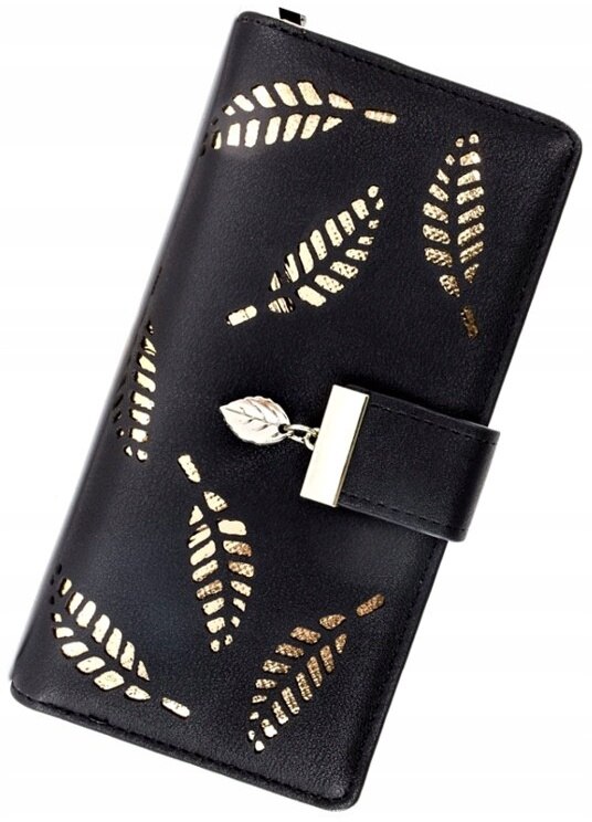 Portofel de dama, Piele ecologica, Negru - eMAG.ro