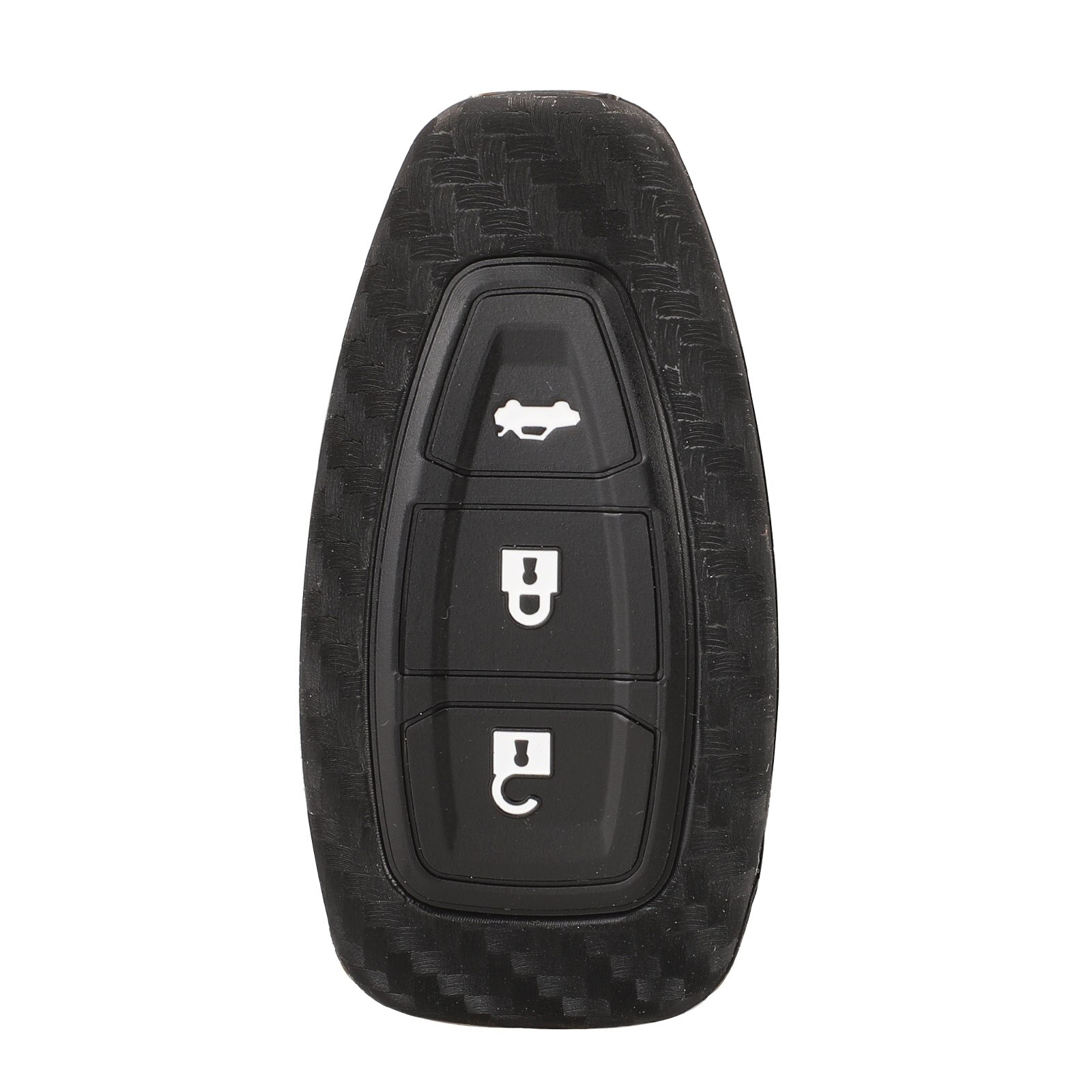 Husa cheie din silicon carbon pentru cheie smart Ford Focus C-Max ...
