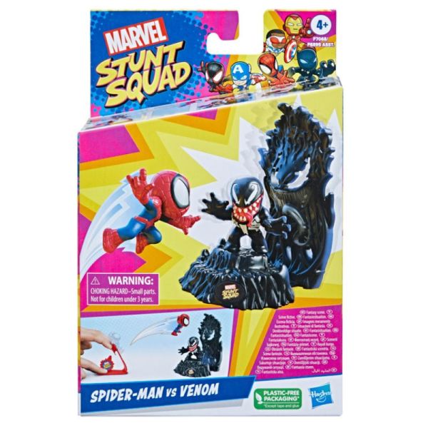 Marvel: Stunt Squad kilőhető akciófigura szett - Pókember és Venom ...