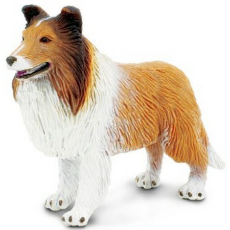 Figurina Caine Collie - Safari, 10 x 6.5 cm - eMAG.ro