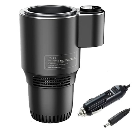 Incalzitor/racitor auto pentru bauturi, 2in1, 12V, Cu afisaj, Negru ...