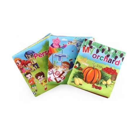 Set 3 carticele educative cu pagini chitaitoare si fosnaitoare pentru ...