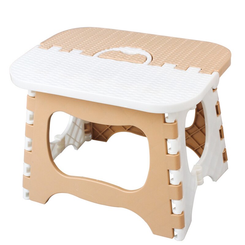 Scaun pliabil, Plastic, 19x26x19cm, Alb/Portocaliu - eMAG.ro