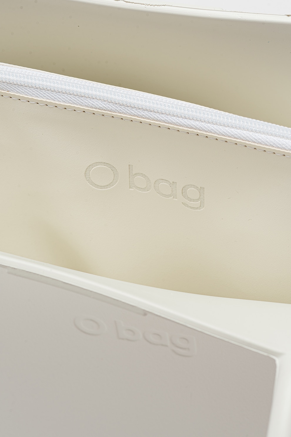 O bag, Geanta cu bareta de umar si picioruse metalice, Alb - eMAG.ro
