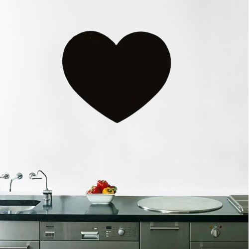 Tabla Scolara sub Forma de Autocolant pentru Scris cu Creta, Inima ...