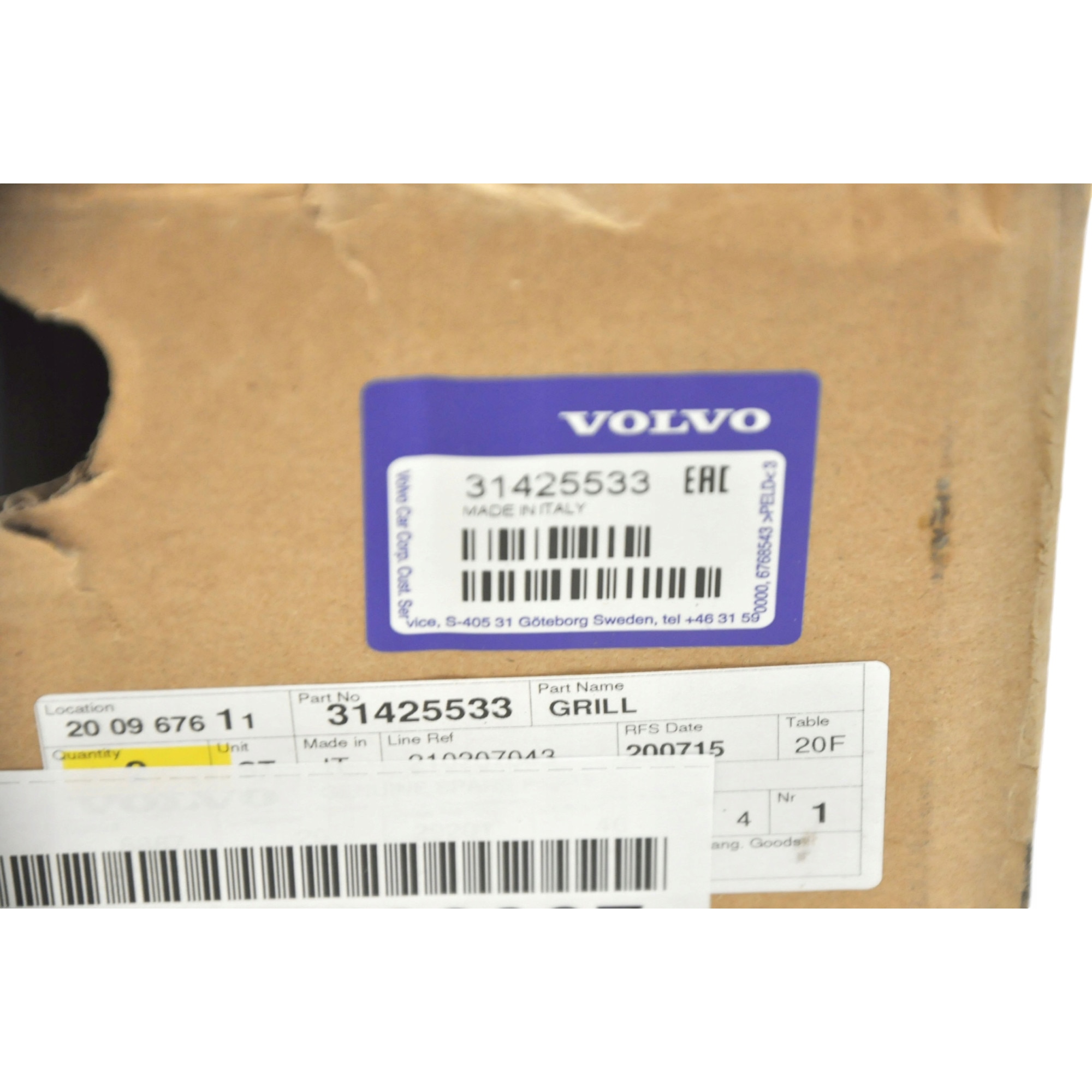 Grila radiator, Volvo, XC60 II, Argintiu - eMAG.ro