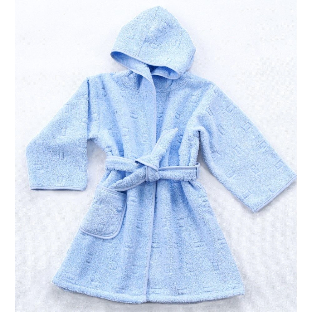 Halat de baie copii, Greno, Microfibra, 18 luni, 55 x 39 cm, Albastru ...