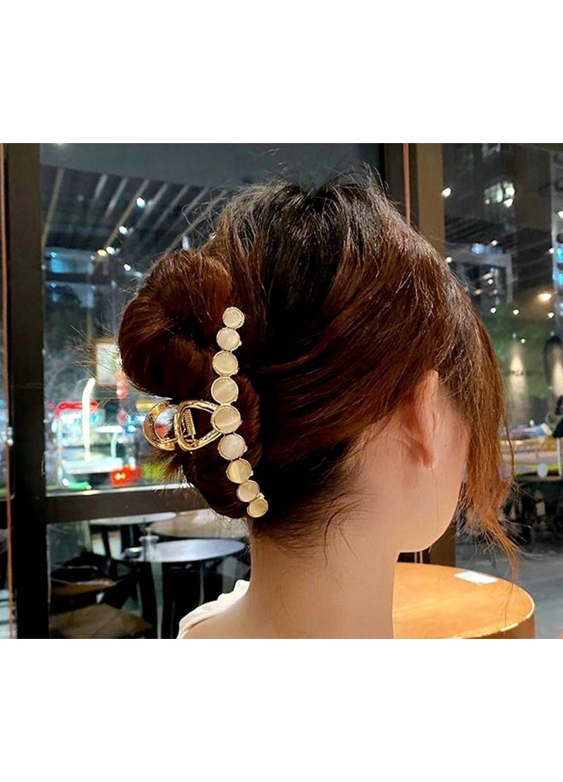 Clema mare de par, Edibazzar, Metal, Auriu - eMAG.ro