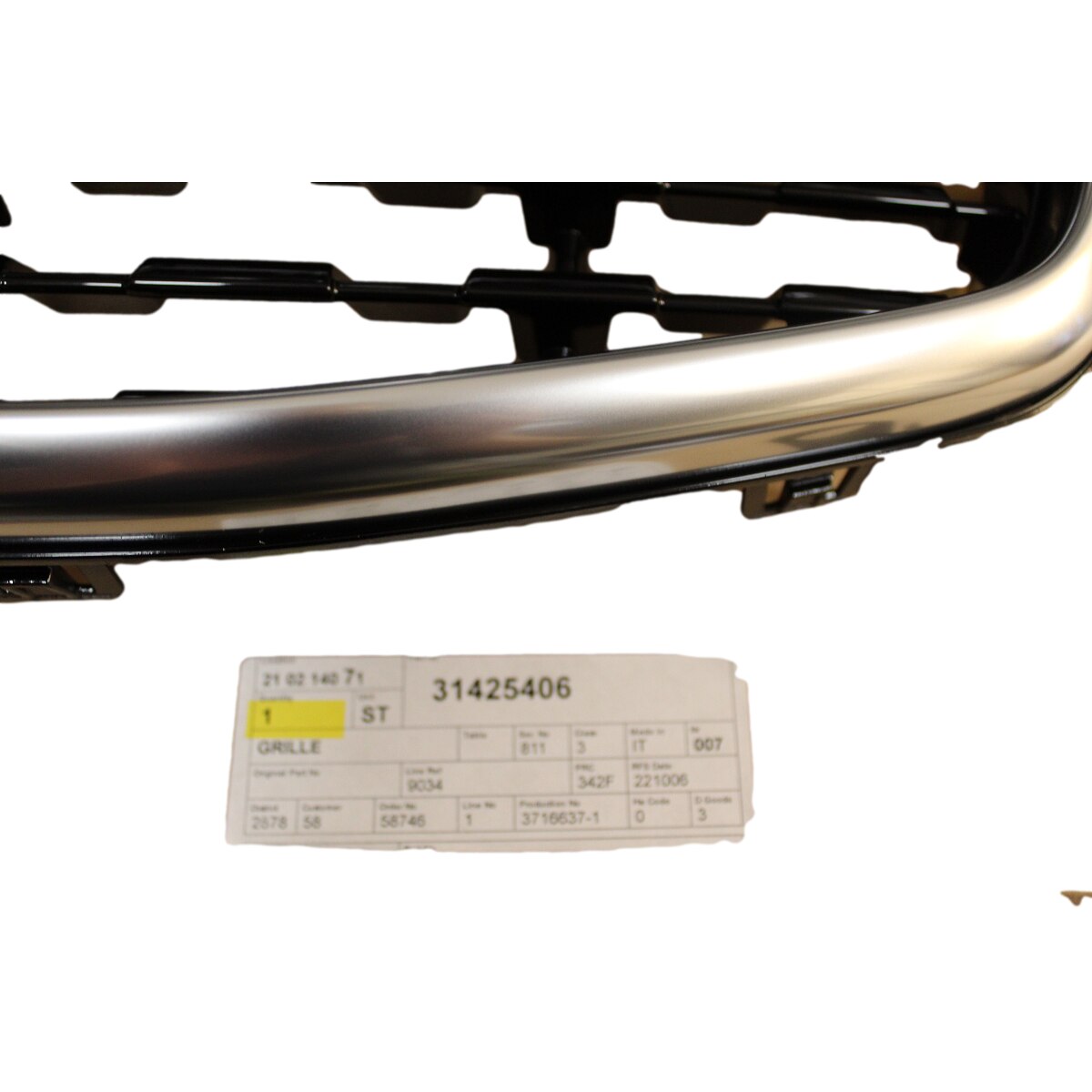 Grila radiator, Volvo, S90/V90 II R-Design, Argintiu - eMAG.ro