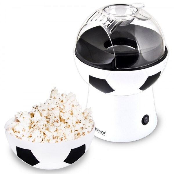 Aparat de popcorn, Esperanza, Minge, Alb/Negru - eMAG.ro