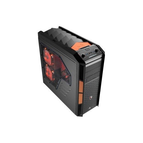 Aerocool Aerocool Xpredator X3 Számítógépház - Fekete - Narancs - eMAG.hu
