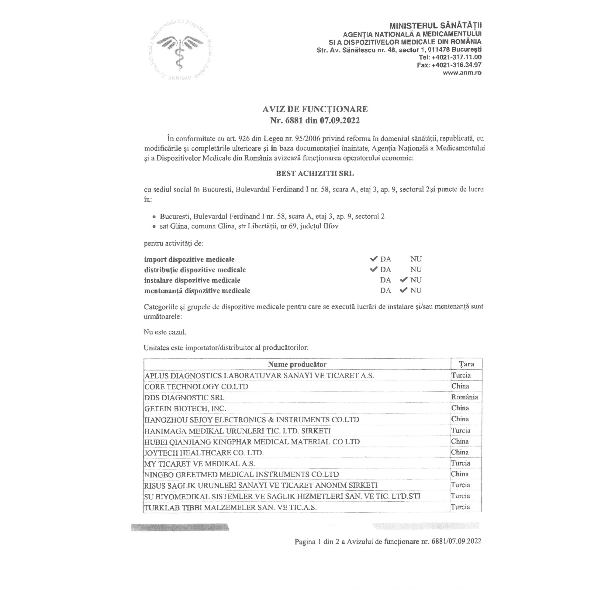 Test Combo Gripa A/B si COVID-19/RSV - eMAG.ro