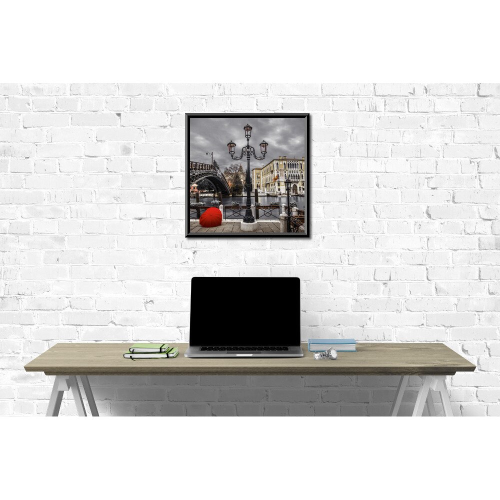 Poster perete, Zakito Posters, 40x40cm Umbrela in forma de inima langa ...