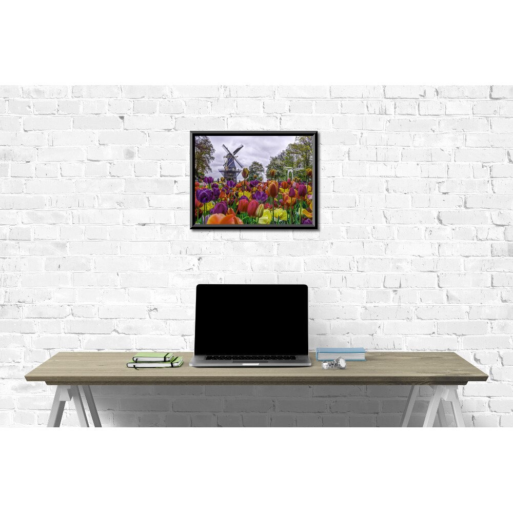 Poster perete, Zakito Posters, 40x30cm Lalele colorate in gradina ...