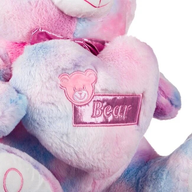 Ursulet de plus roz cu inima, 43x35x45cm - eMAG.ro