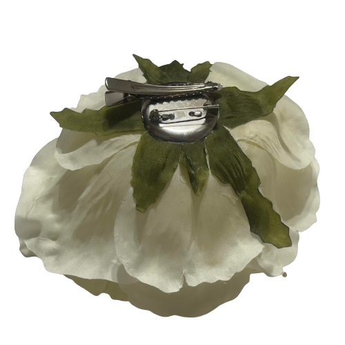 Brosa trandafir, Handmade, Statement, 3 in 1, Clips par si floare ...