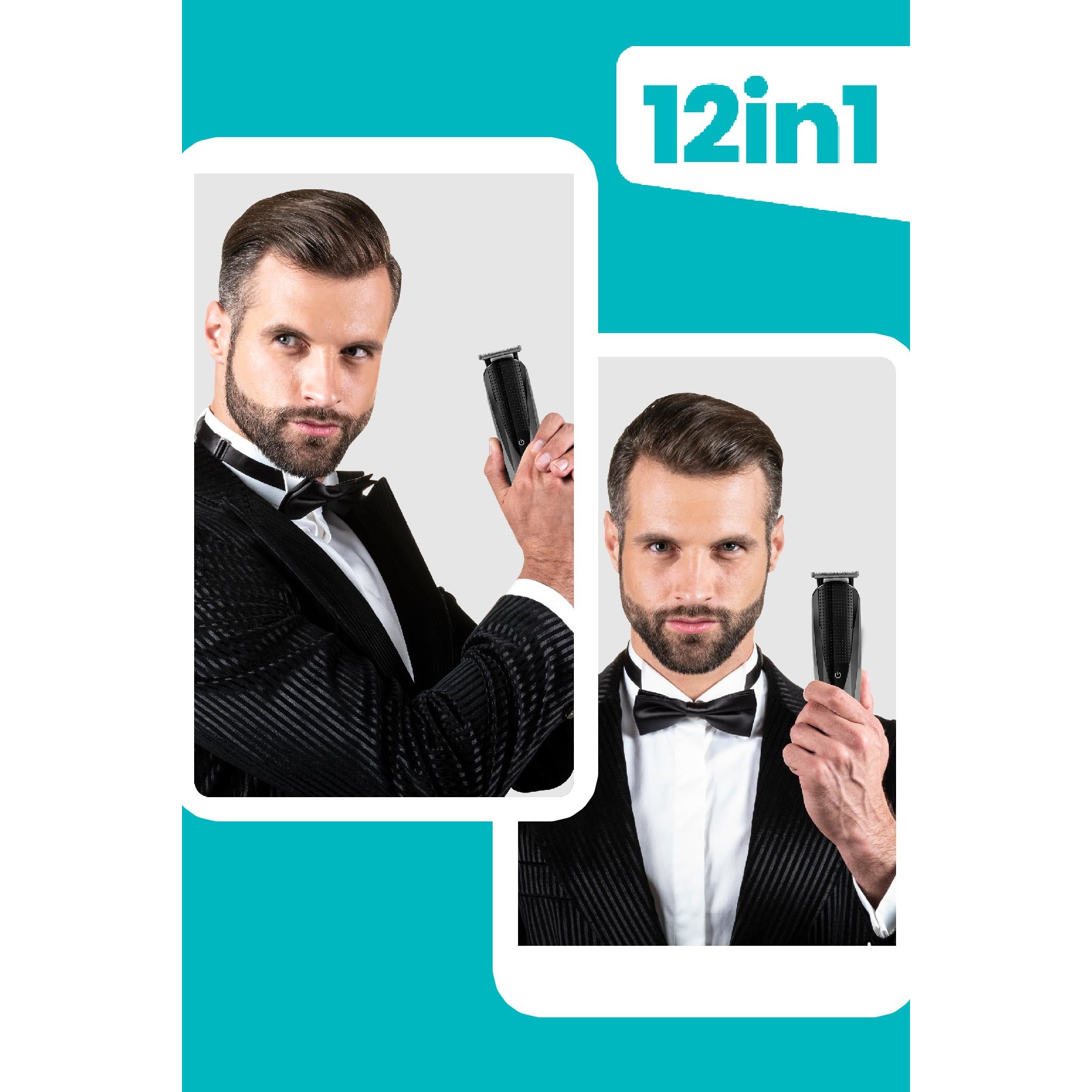 Aparat de tuns Goldmaster GM-8108, Lame otel, Incarcare rapida, Lithium ...