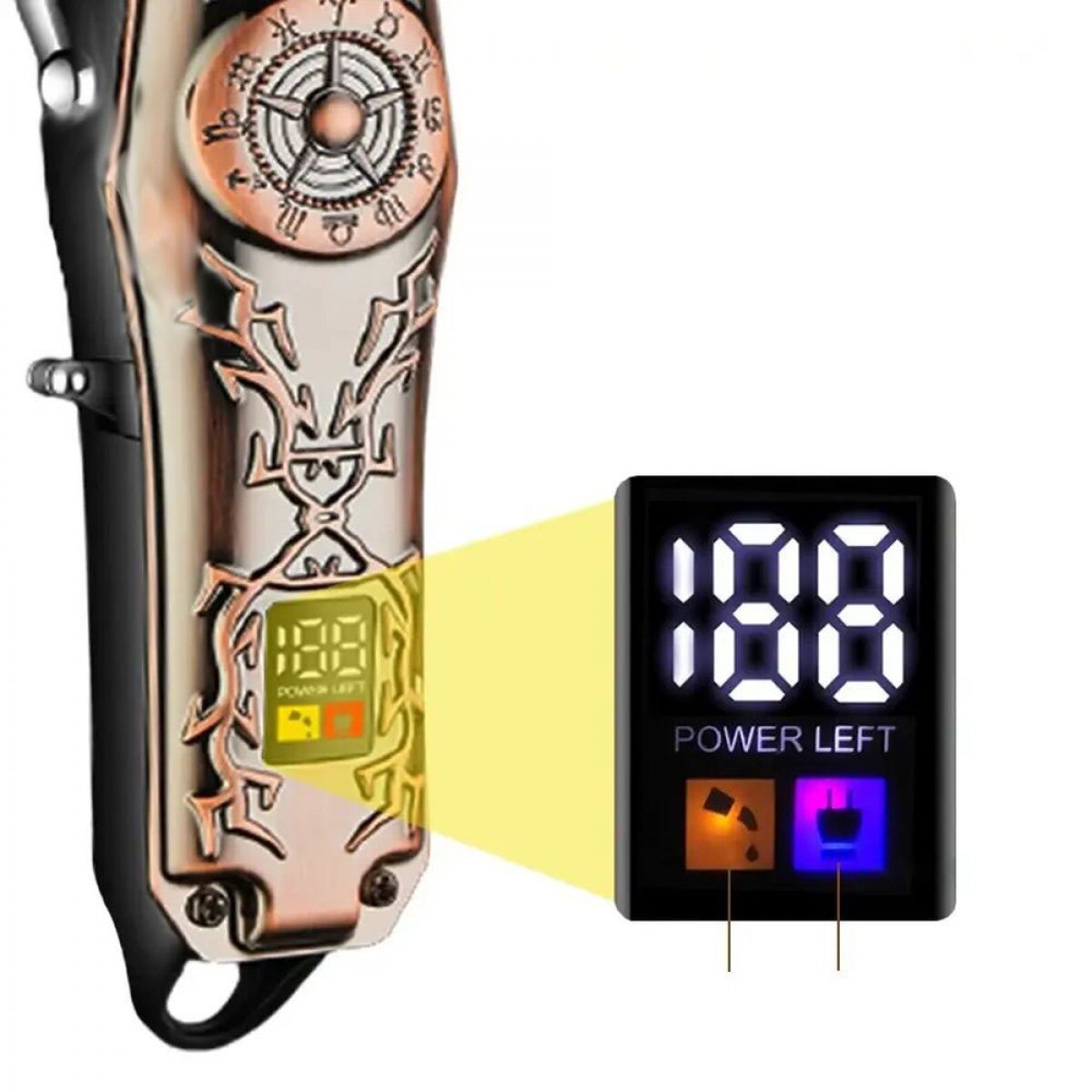 Aparat de tuns Andowl Q-LF082, trimmer, lame inox, 6 distantiere - eMAG.ro