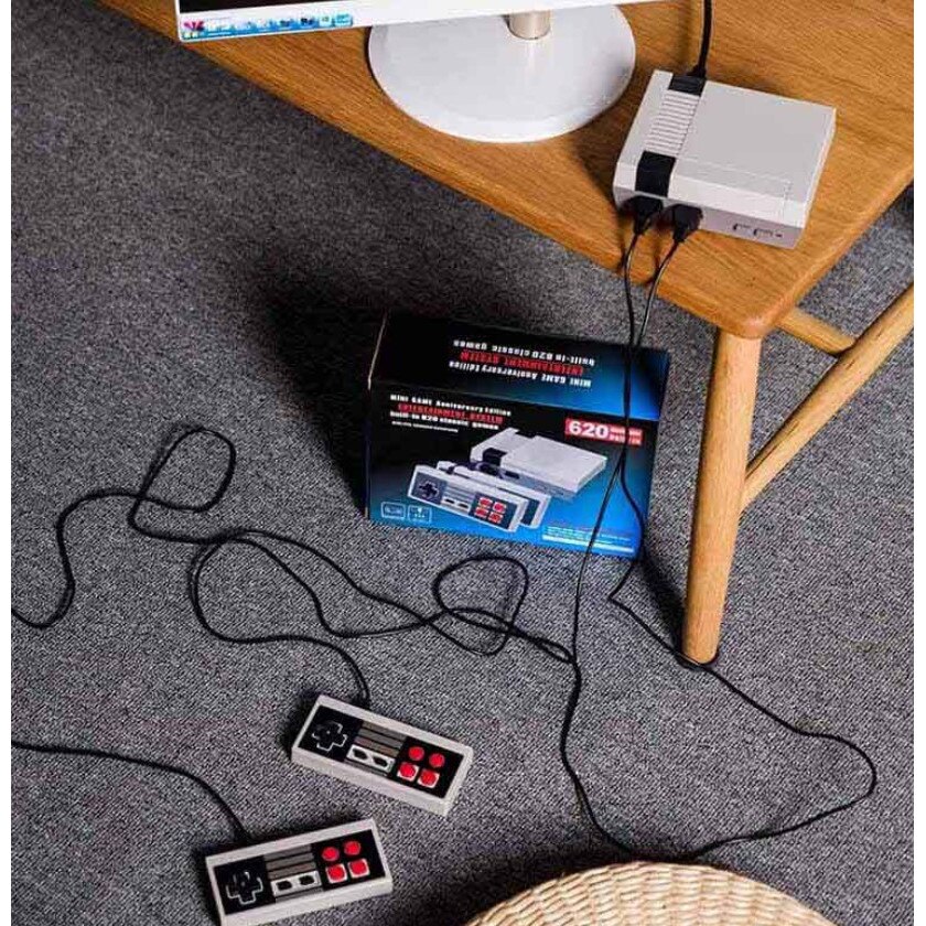 Consola interactiva retro tip Gameboy, 620 in 1, Alb - eMAG.ro