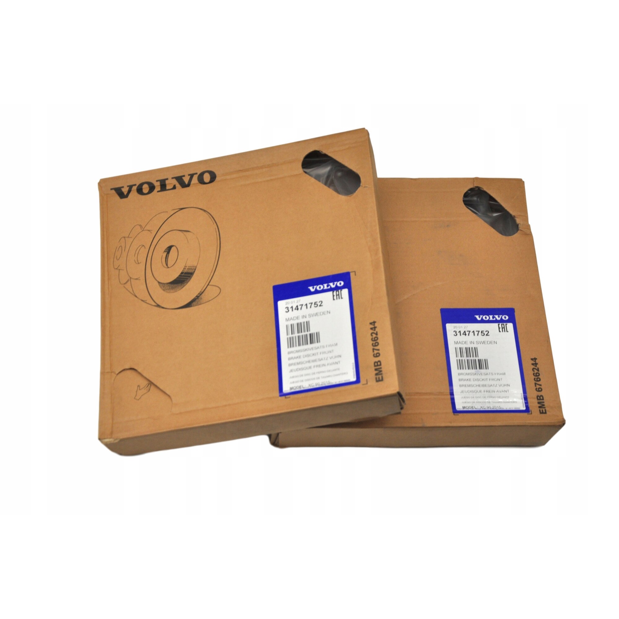 Discuri de frana fata VOLVO, S90/V90/XC90, 2 Bucati - eMAG.ro
