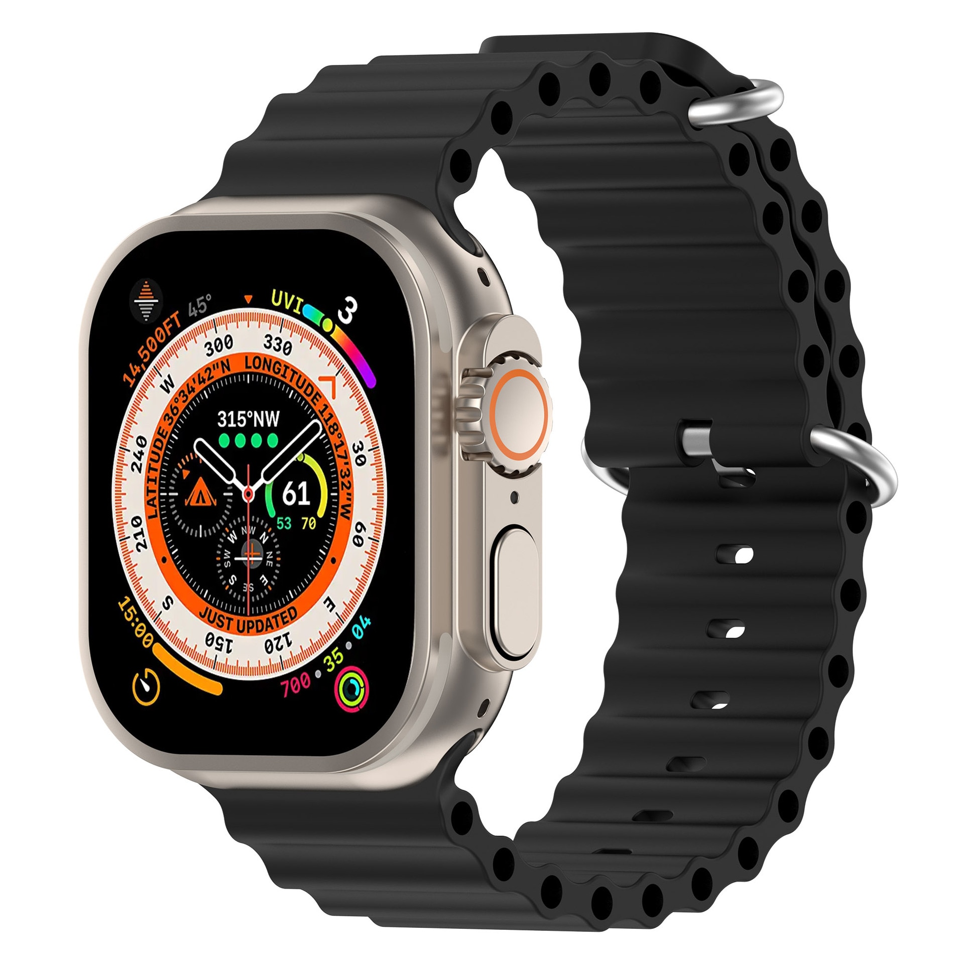 Curea pentru smartwatch, Silicon, Pentru Apple Watch display 42/44/45 ...