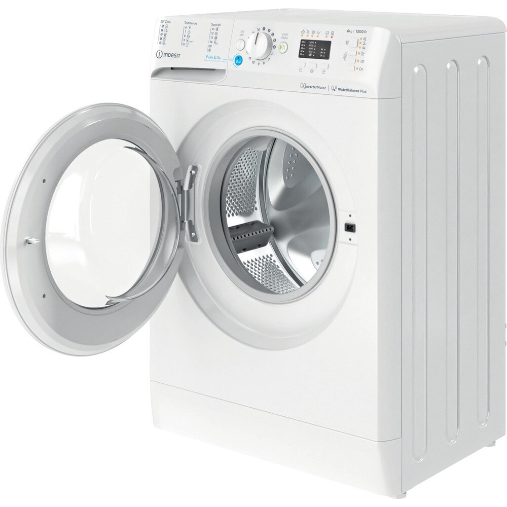 Indesit BWSA 61294 W EU N Keskeny elöltöltős mosógép, "C ...