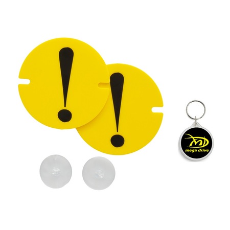 Set semn incepator,2 bucati cu Breloc Mega Drive - eMAG.ro