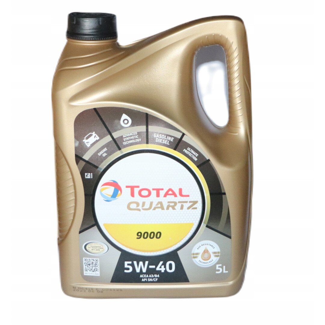 Ulei motor Total Quartz 9000 5 l 5W-40 - eMAG.ro