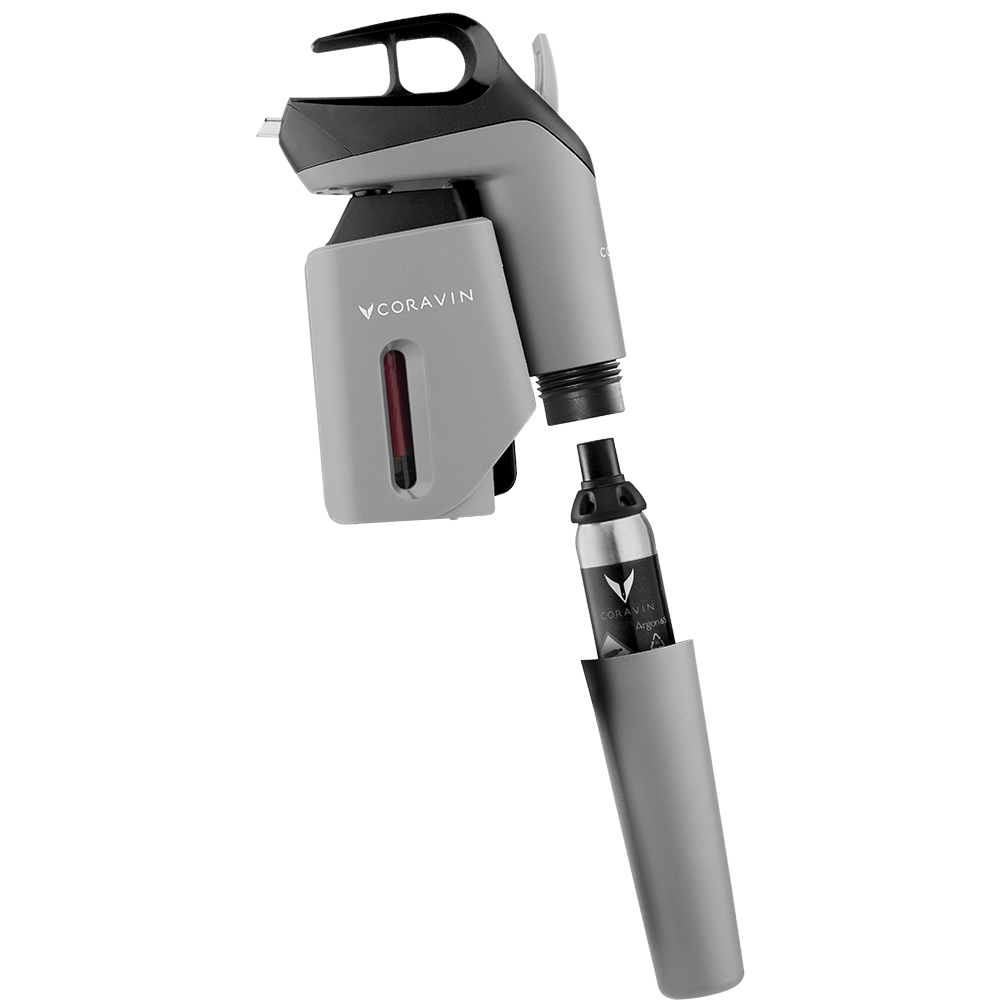 Система за съхранение на вино Coravin Timeless Three SL, сива - eMAG.bg