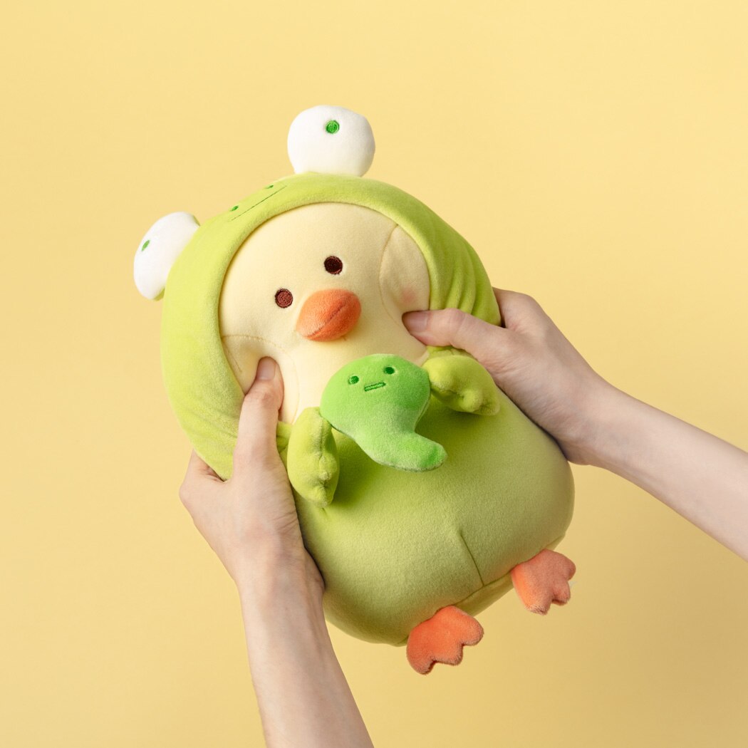 Jucarie de plus Pui BIBI costum broasca MINISO - eMAG.ro