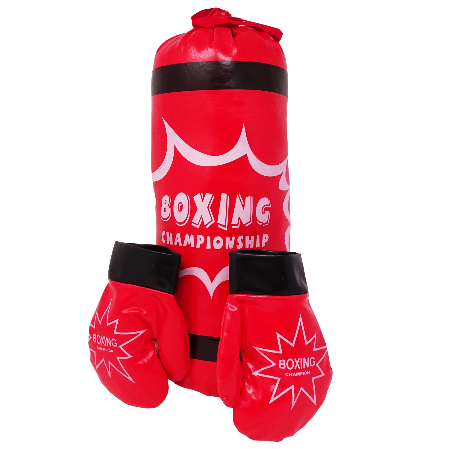 Set Sac de Box cu Manusi incluse, pentru copii, SALAMANDRA KIDS® - eMAG.ro