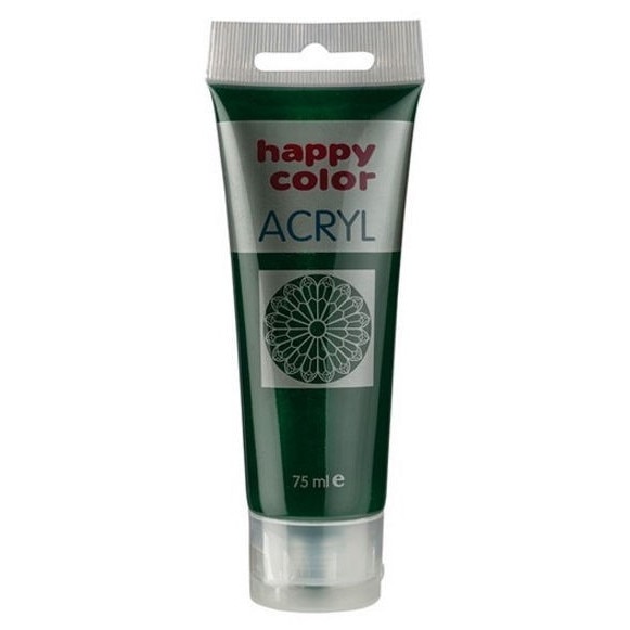 Тубичка с боя, Happy Color, Тъмнозелена, 75 мл - eMAG.bg