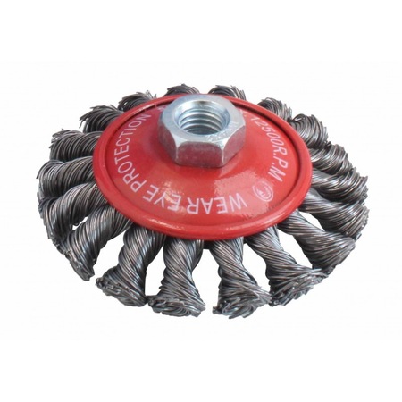 Perie tip disc cu sarma rasucita 100mm - eMAG.ro