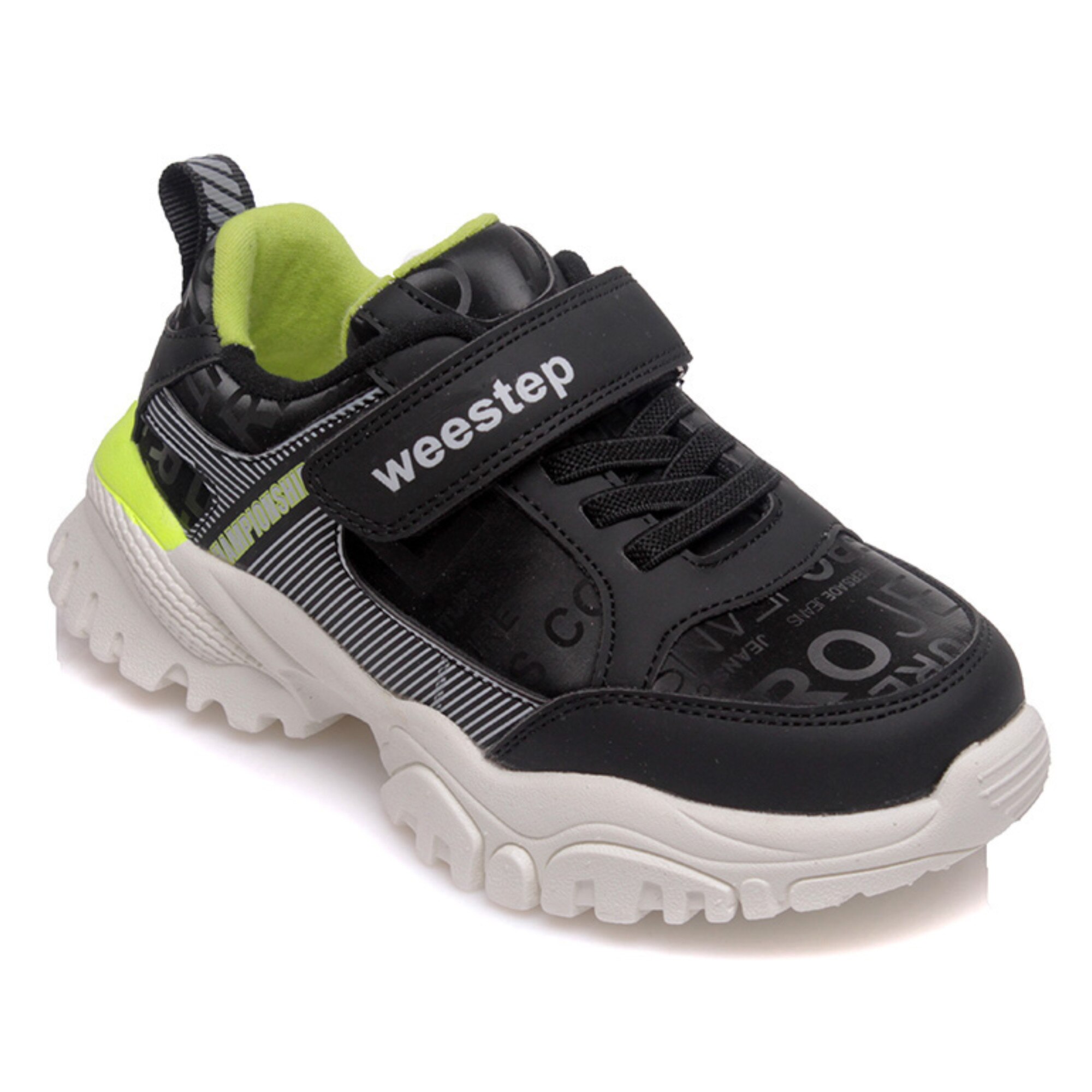 WeeStep bőr sportcipő R288863715 BK, fekete, 32 - eMAG.hu