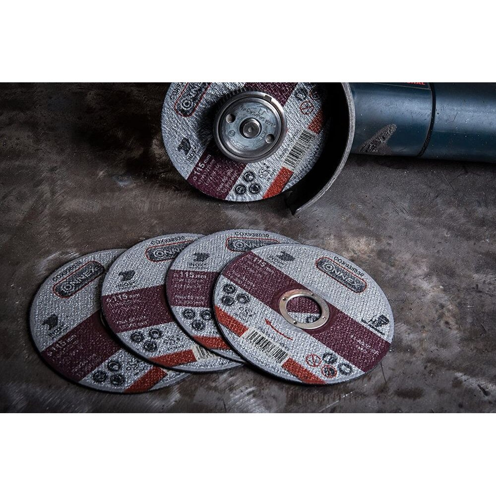 Set 5 buc disc debitare, metal/inox, 115 x 1 x 22.23 mm, EN 12413 ...