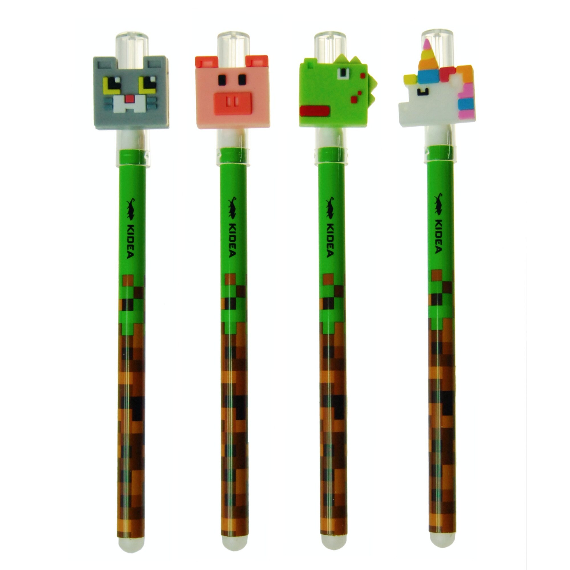 Set 4 pixuri, Derform, Model cu animale, Multicolor - eMAG.ro