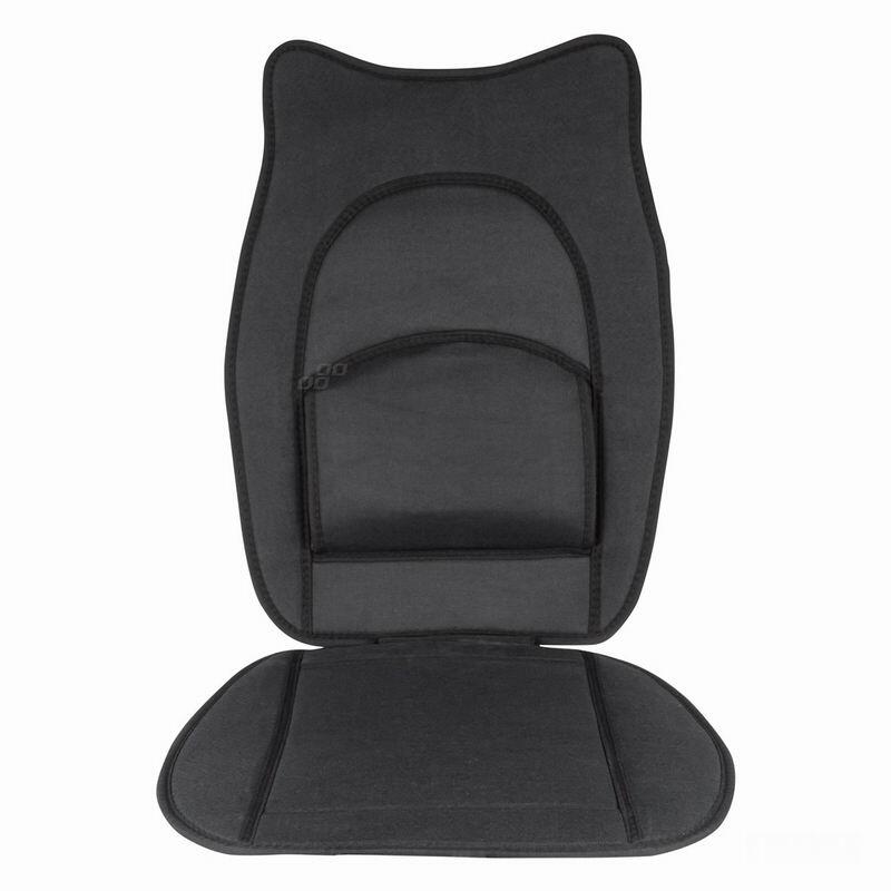 Husa scaun cu suport lombar, neagra, CSM-05, 02959 Amio - eMAG.ro