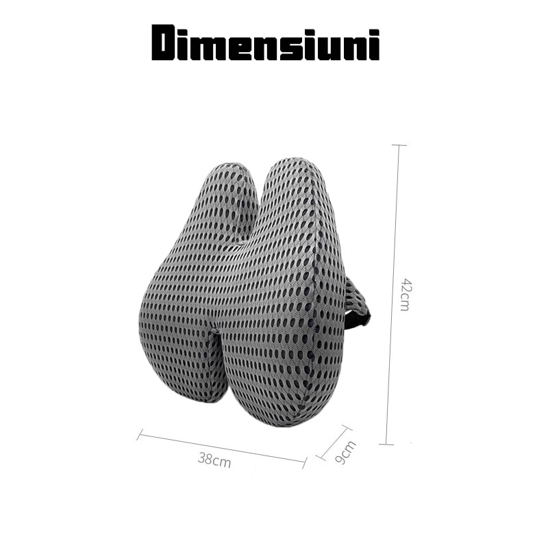 Perna ortopedica lombara cu pernuta extra-suport ajustabil, bretea ...