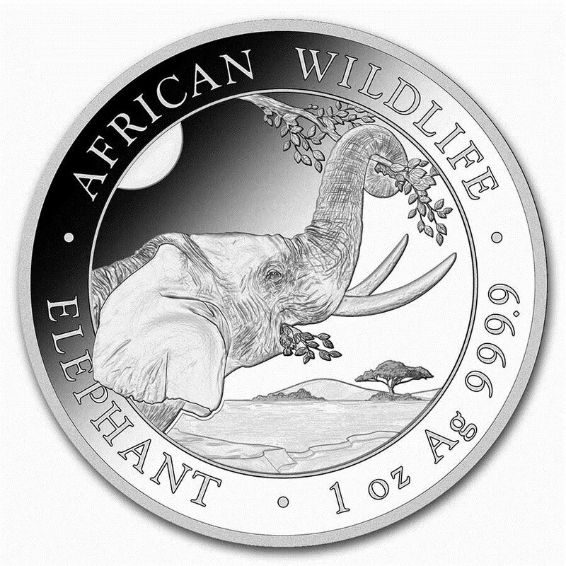 Moneda Argint pur Elefant Somalia 2023 1oz, 31 grame - eMAG.ro