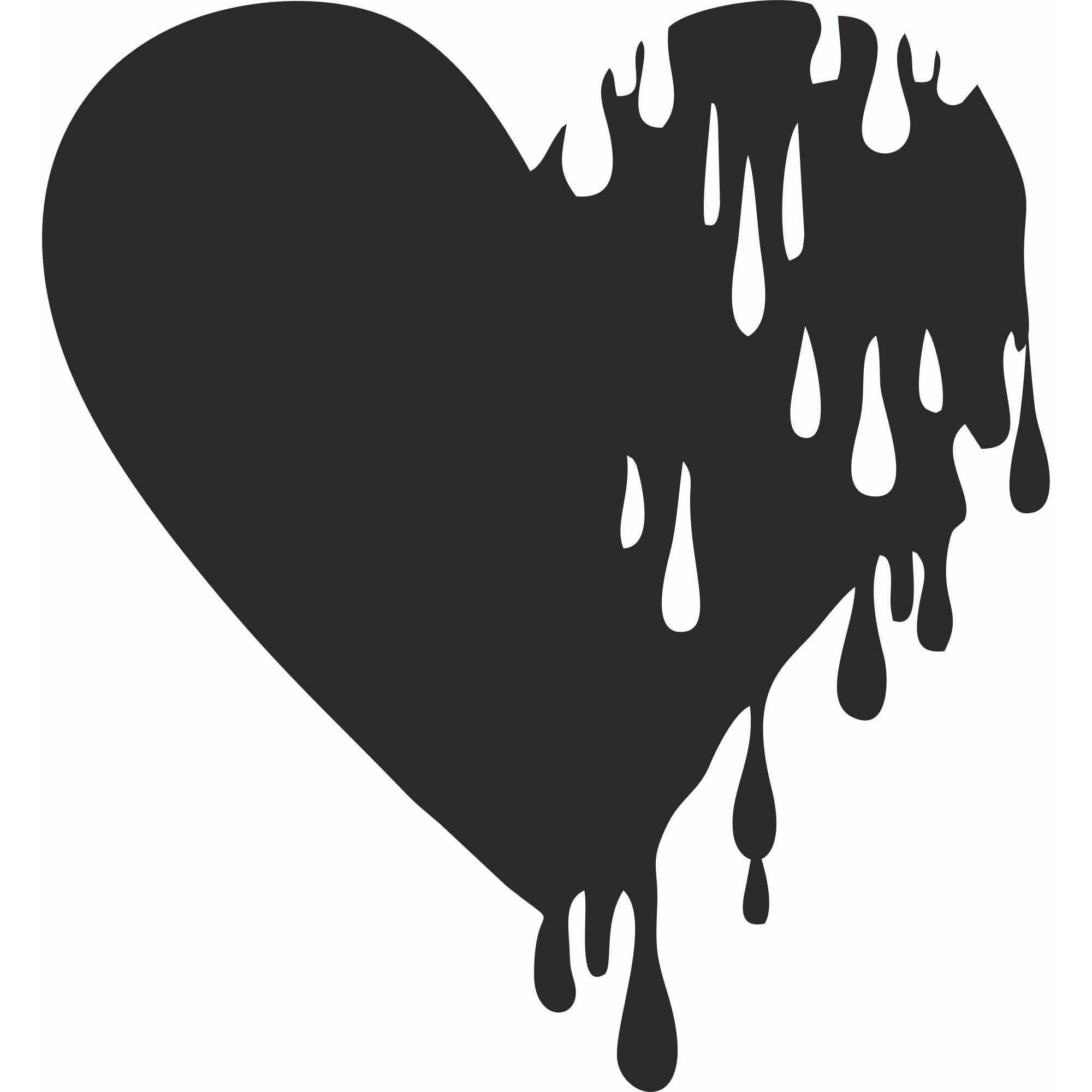 Decoratiune metalica de perete, Inima ranita, Model 4650-1, negru - eMAG.ro