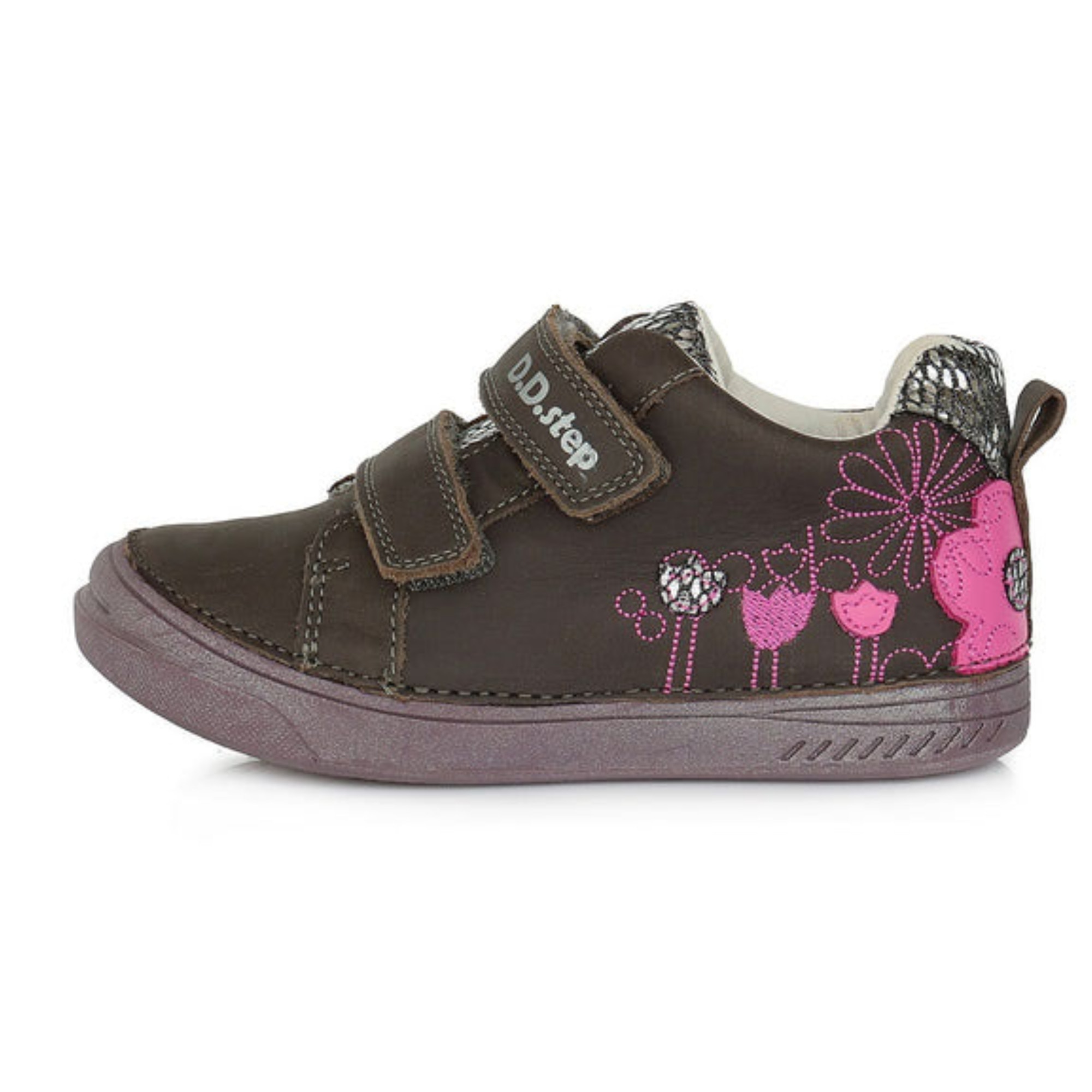 DD Step S040-972B Кожени маратонки за момичета, 30, кафяви - eMAG.bg