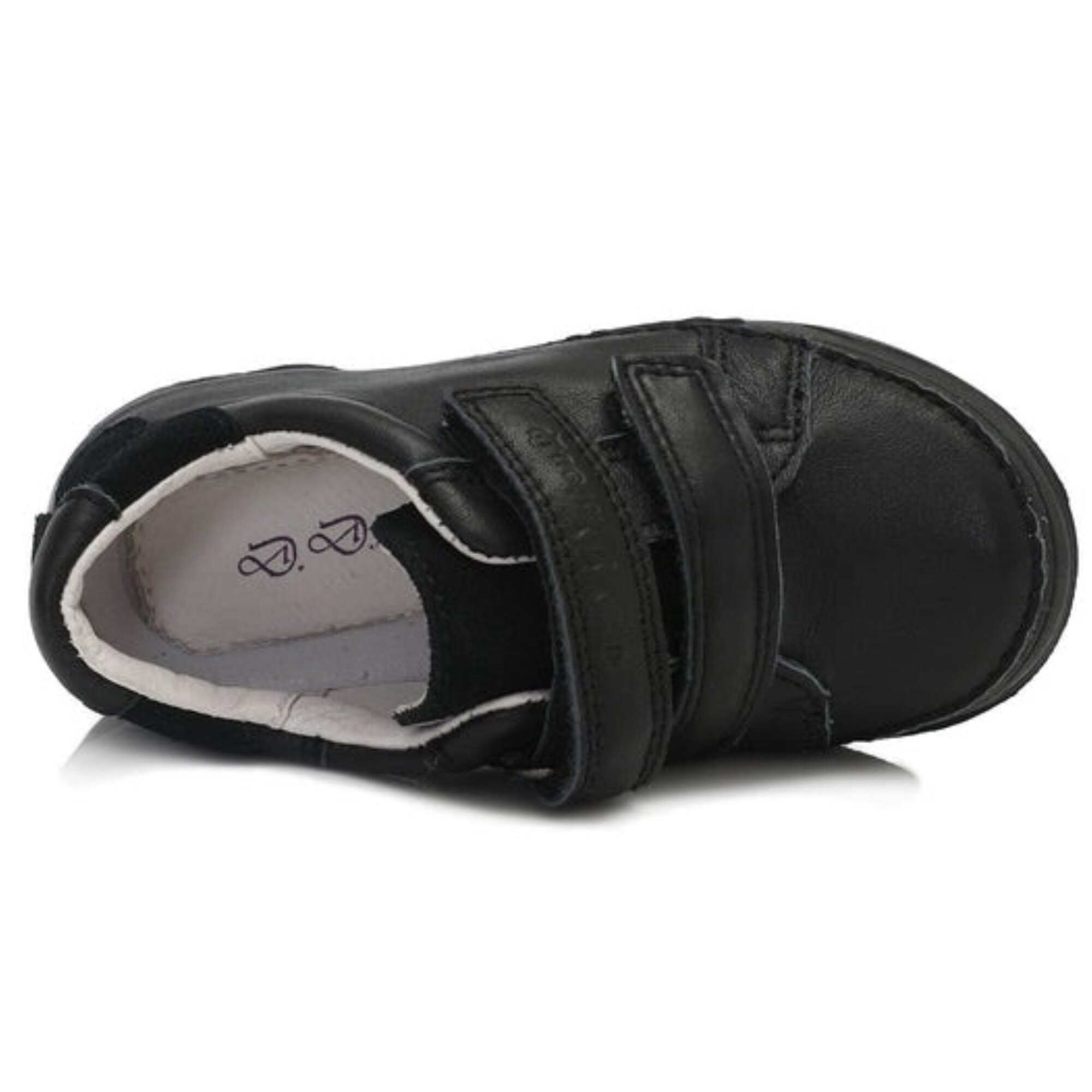 Pantofi sport din piele DD Step 040-441C pentru fete, 36, Negru - eMAG.ro