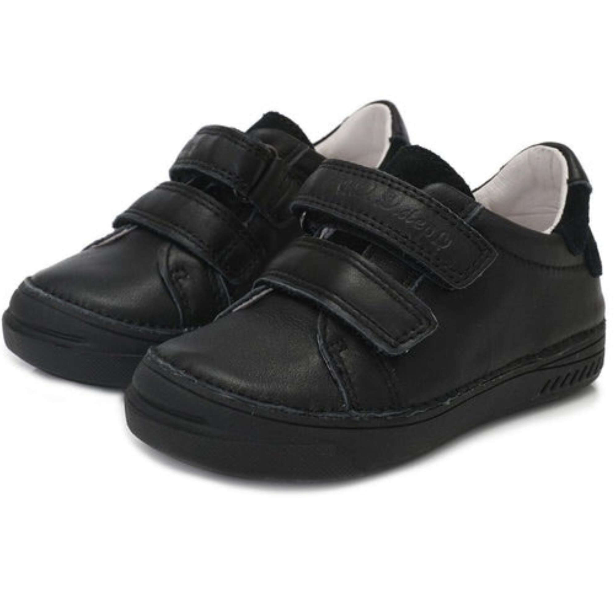 Pantofi sport din piele DD Step 040-441C pentru fete, 33, Negru - eMAG.ro