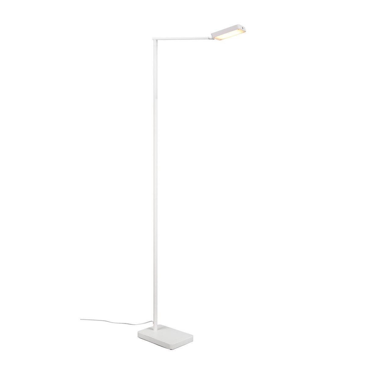 Lampadar de interior, Trio, Metal, Lumina LED, Alb - eMAG.ro