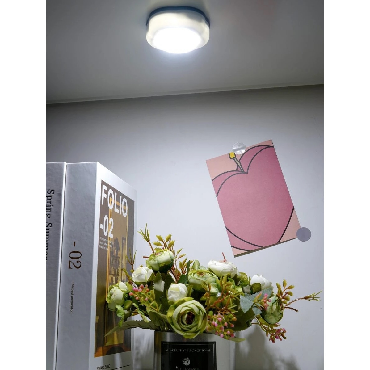 Set 3 aplice de iluminat LED cu senzor de miscare, alimentata cu ...