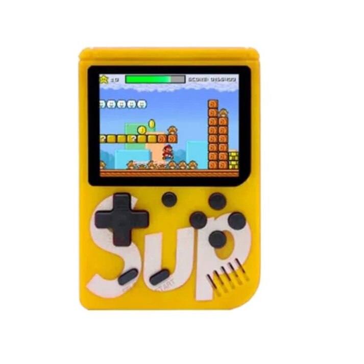 Joc Tetris Consola retro Gameboy, 400 in 1, Galben - eMAG.ro