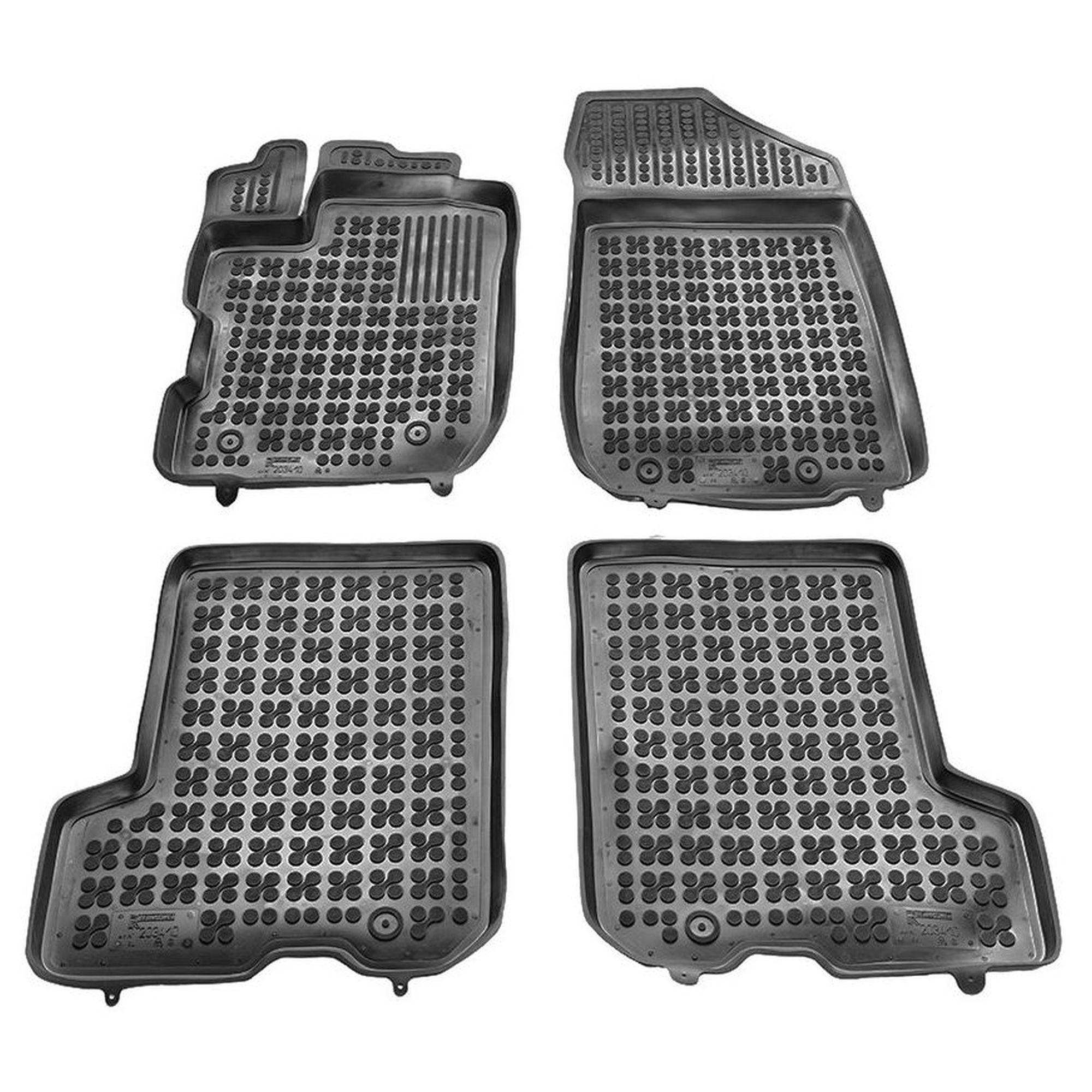 Set 4 Covorase din cauciuc pentru podea, pentru Dacia Sandero II 2019-2020 Negru Cauciuc - eMAG.ro