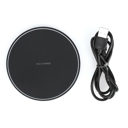 Incarcator Wireless Telefon MRG M667, 10W, Fast Charge, Negru - eMAG.ro