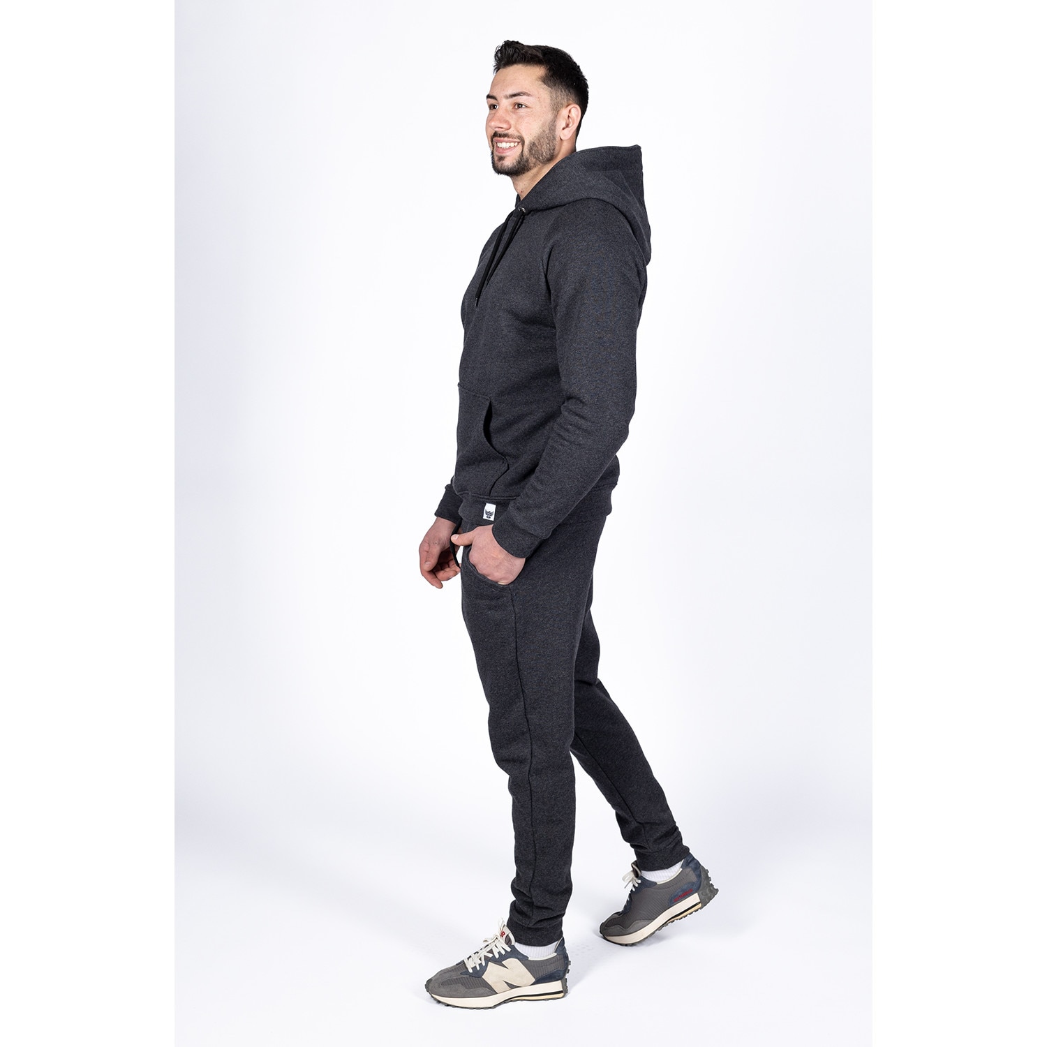 Trening barbati, bumbac, antracit - eMAG.ro